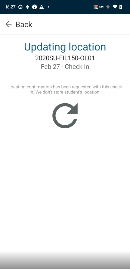 Location Confirmation – Qwickly