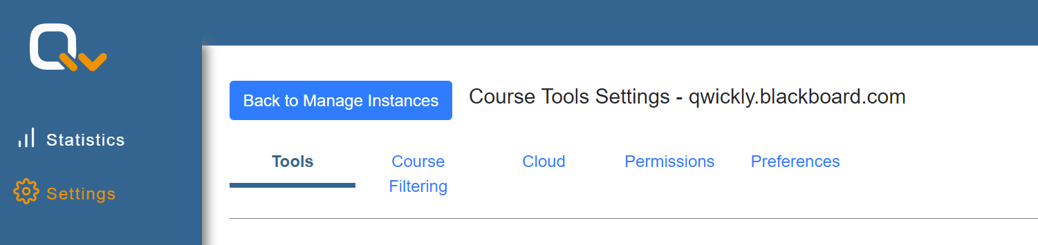 Qwickly Course Tools Settings – Qwickly